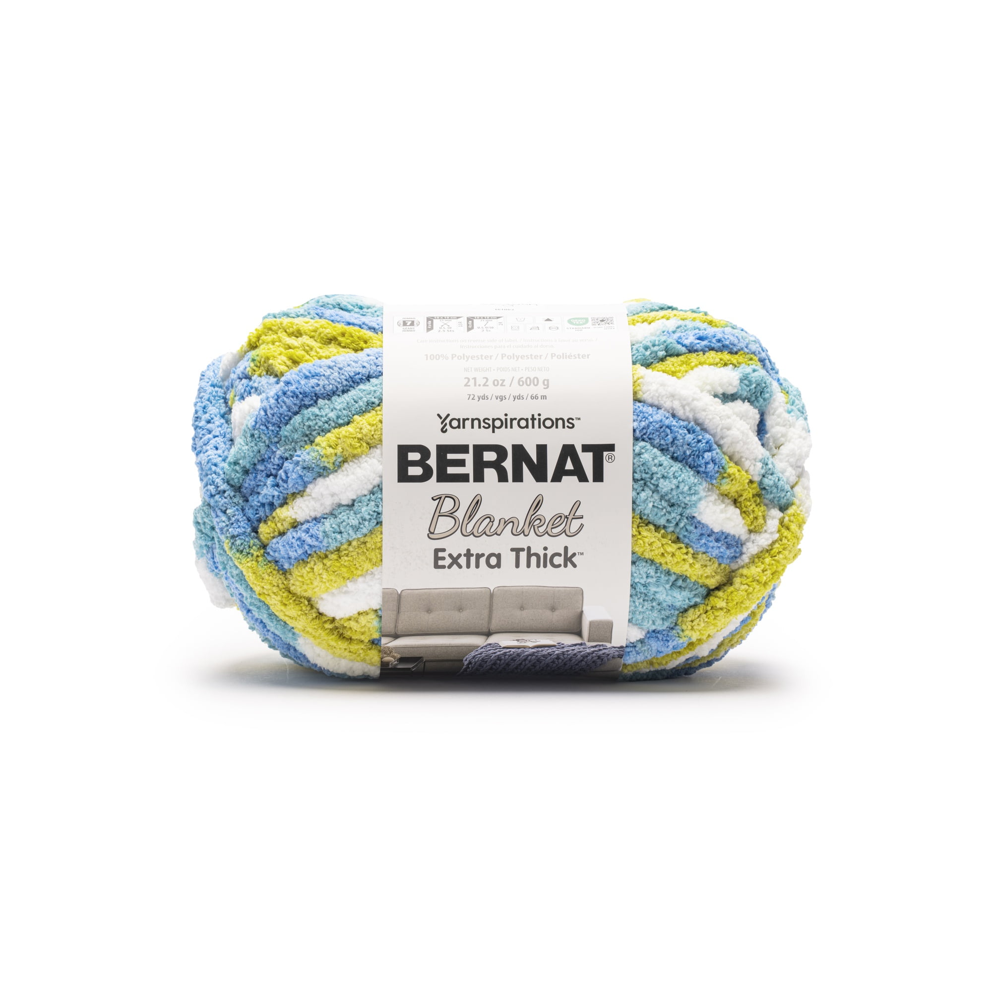 Click here for Bernat Blanket Extra Thick #7 Jumbo Polyester Yarn... prices