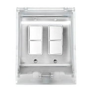 Hubbell-Raco 6239BP Single Gang Floor Kit with Recessed Duplex 15A TR ...