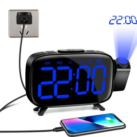Sharp Projection Alarm Clock with Soothing Nature Sounds, SPC585 ...
