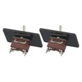 2X Marine Heavy Duty Toggle Switch Panel 12V 2 Pin Waterproof SPST ...