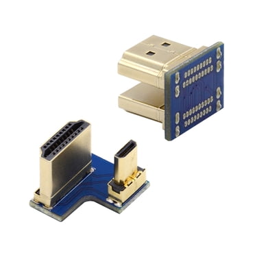 FVH Standard HDMI 1.4 Male Type-A to HDMI Female Port Savers 360 Degree ...
