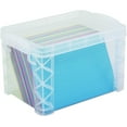 Advantus Super Stacker 4" x 6" Index Card Box, Clear, Sold as 3 Box ...
