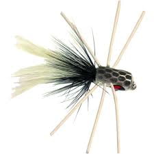 Betts 909-8-1 Trim Gim Popper Size 8 White Fishing Packaged Fly/Popper ...
