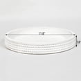 Carah & Cossh 12'' Round Wooden Tray, Whitewashed Round Decorative Wood ...