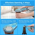 4-in-1 Multi-Function Jar Opener and Bottle Opener Tool, Premium Non ...