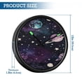 BZSMCE Voice Activated LED Night 12in Clock with Night Sky Mosaic ...