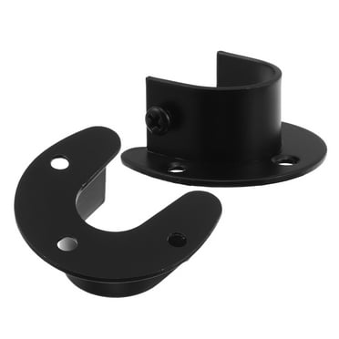 Uxcell 1.50''Dia Closet Pole Sockets Bracket Rod Pole End Supports ...