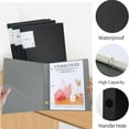 folder O Shaped Folder Thickened Paper Folder 3 Hole Folder A4 Contract ...