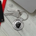 A Thrill of Hope Christmas Keychain Classy Round Chrome Plated Metal ...