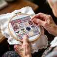 Beginner Embroidery Set | 1776-2026 Complete with Threads Needles ...