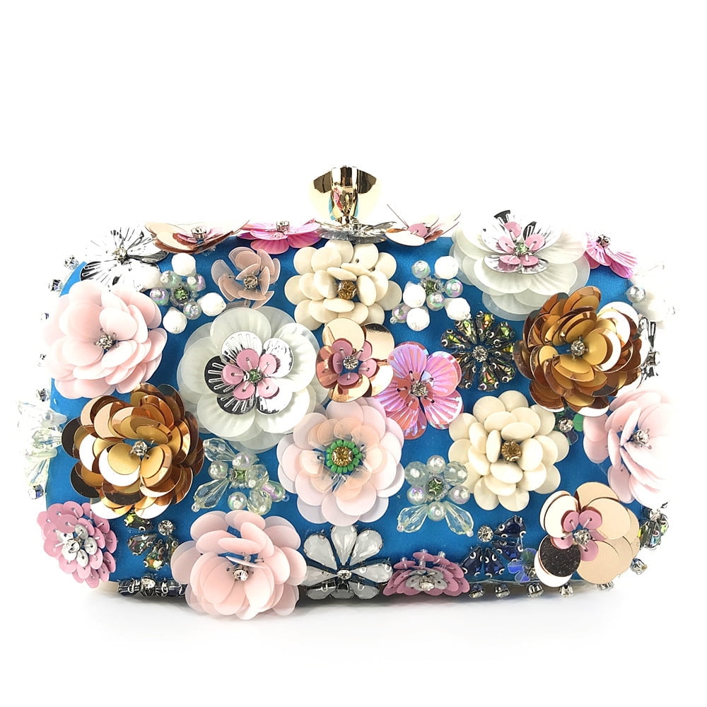 Click here for Xchangefun Fashion Evening Bags Handmade Flower Be... prices