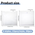 30Pcs 2 Styles Plastic File Bags Closure Folder Bags Office Supply ...