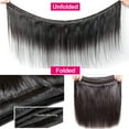 Bone Straight Weave Bundles Brazilian Human Hair Natural Color 8-32 ...