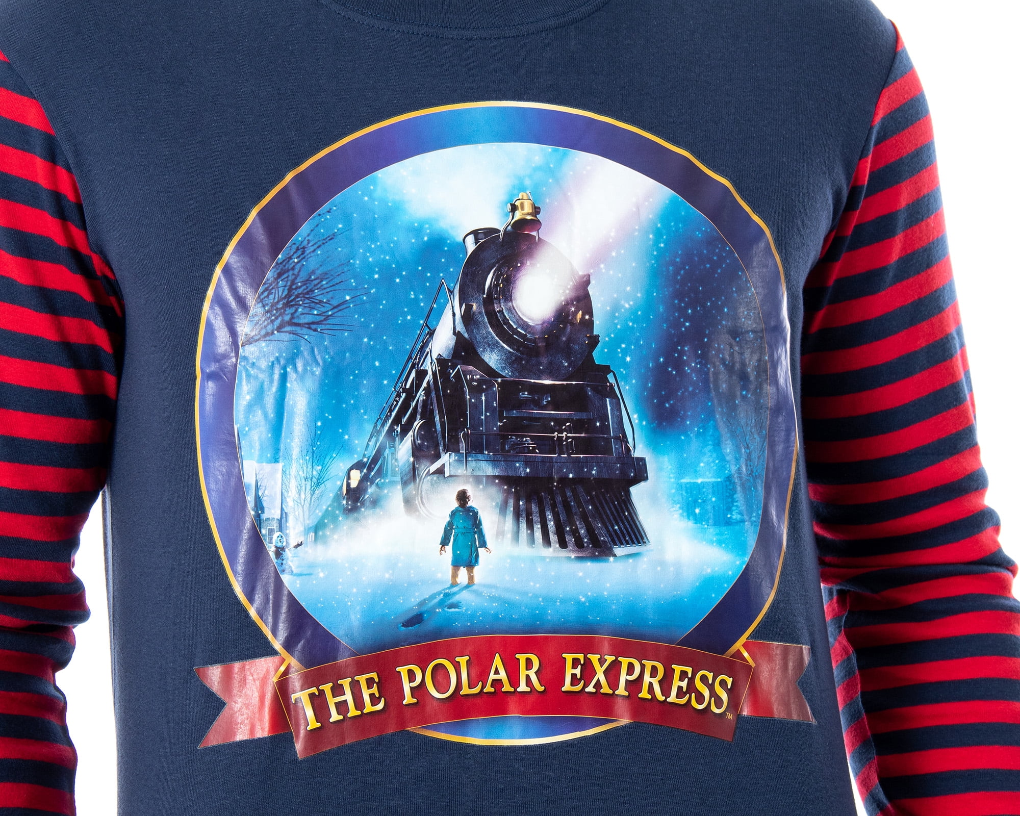 Buy The Polar Express Train Matching Family Pajama Set Tight Fit Cotton ...