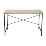 Homy Casa Writing Desk - 47.2 Industrial Style Table - Walmart.com
