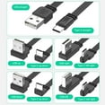 30-100cm USB2.0 to Type C Conversion Adapter Cable Power Charging Wire ...