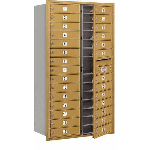 Salsbury Industries 4C Horizontal Mailbox 15-Door High Unit (55 ...