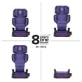 Diono Connect3 R 2-in-1 High-Back Booster, Purple Wildberry - Walmart.com