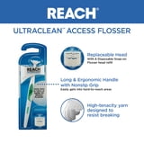 REACH Ultraclean Access Flosser Starter Kit with 8 Refill Heads ...