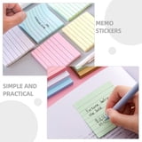 Worgeous 6Pcs Memo Pads Sticky Memo Stickers Lovely Sticky Tabs Small ...