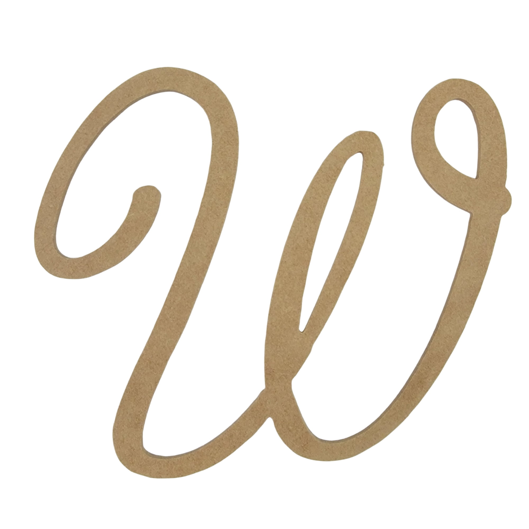 Wooden Letter Unfinished, Marcella Font, Craft Cutout - Walmart.com