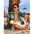 COOFANDY Men's Hawaiian Shirt Short Sleeve Tropical Shirts for Men ...