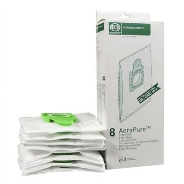 Sebo Sebo HEPA Service Box - 8 Ultra Bags with Caps and HEPA and ...
