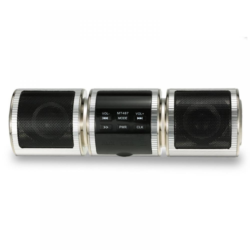 Waterproof Bluetooth Motorcycle Stereo Speaker High Power Handlebar ...