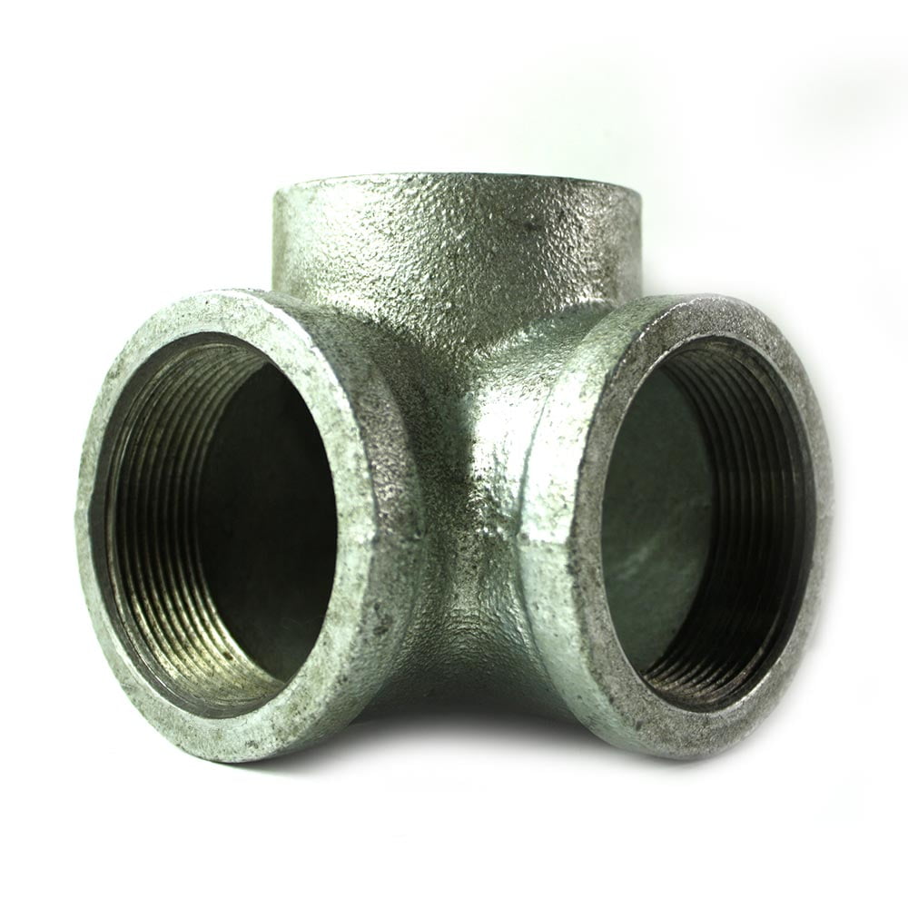 Thrifco Plumbing 5217061 2 Inch Galvanized Steel Side Outlet Elbow ...