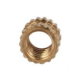 Unique Bargains M3 x 3mm Female Thread Brass Knurled Threaded Insert ...