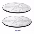 Centurion Boat Logo Emblem Plates | Cyclone Stainless Steel (Kit ...