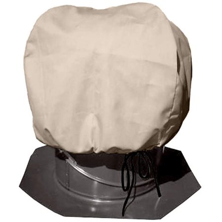 Turbine Vent Cover, Beige Roof Ventilator Cover Waterproof Turbine Roof ...