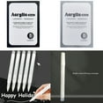 9Pcs Metallic Finish Acrylic Paint Markers Waterproof Art Pen For Night ...