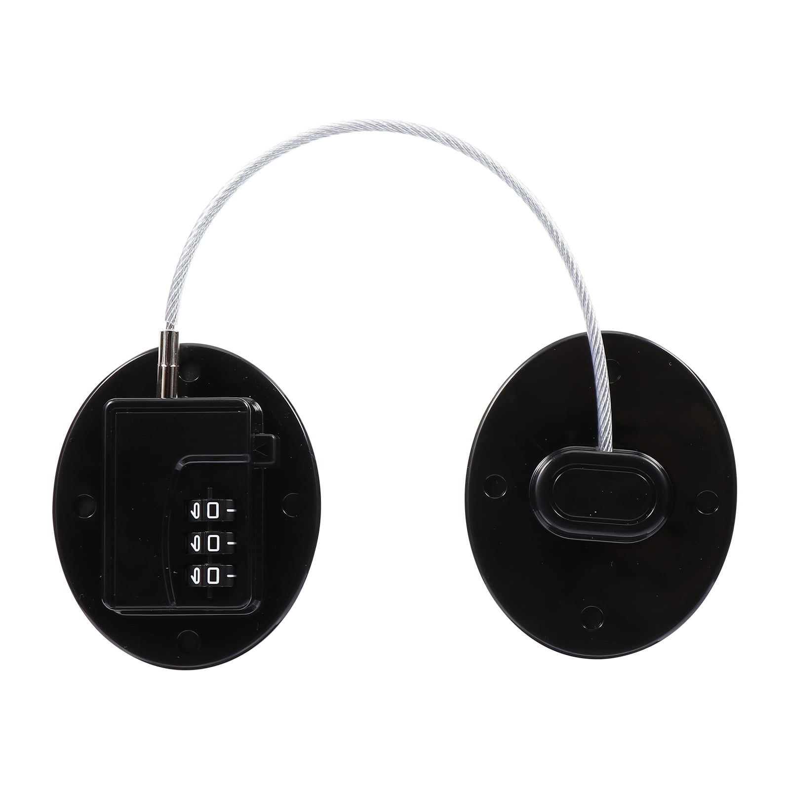 Homemaxs Refrigerator Door Lock File Cabinet Lock Drawer Lock Child Safety Lock (Black) 30x6.2cm