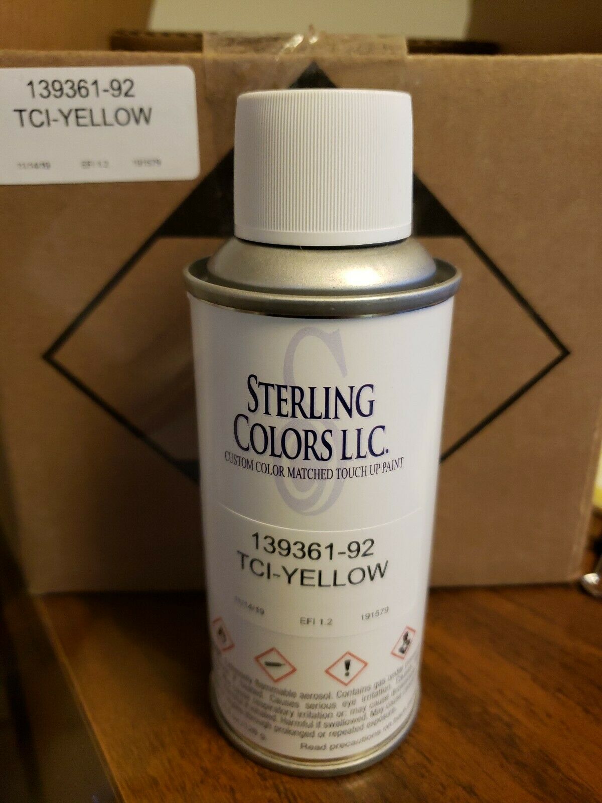 (11) STERLING COLORS CUSTOM COLOR TOUCH UP PAINT TCI-YELLOW, 139361-92 ...
