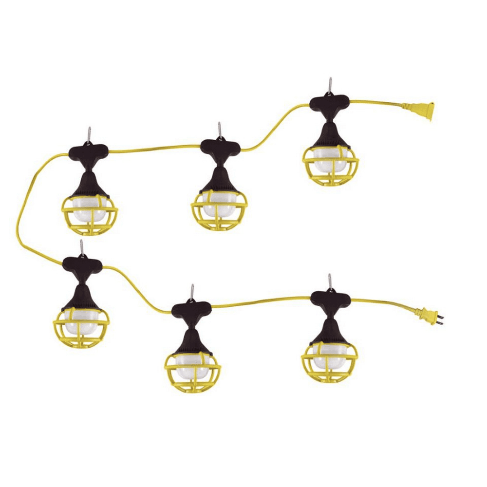 Utilitech Pro 7500-Lumen 50-ft White-Shade LED Bulb String Lights ...