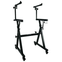 Rockville Z45W Z-Style 2-Tier Keyboard Stand+Wheels+Bag+Adjustable Height+Width - Walmart.com