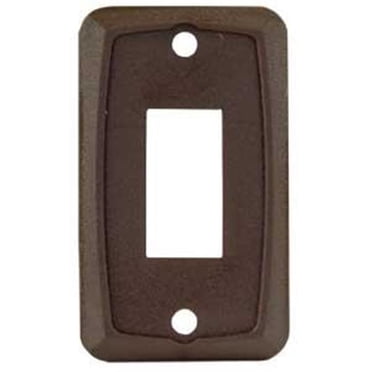 JR Products 12855 Single Switch Face Plate - Black - Walmart.com