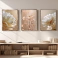 Abstract Floral Beige Canvas Painting Nature Plant Print Wall Art for ...