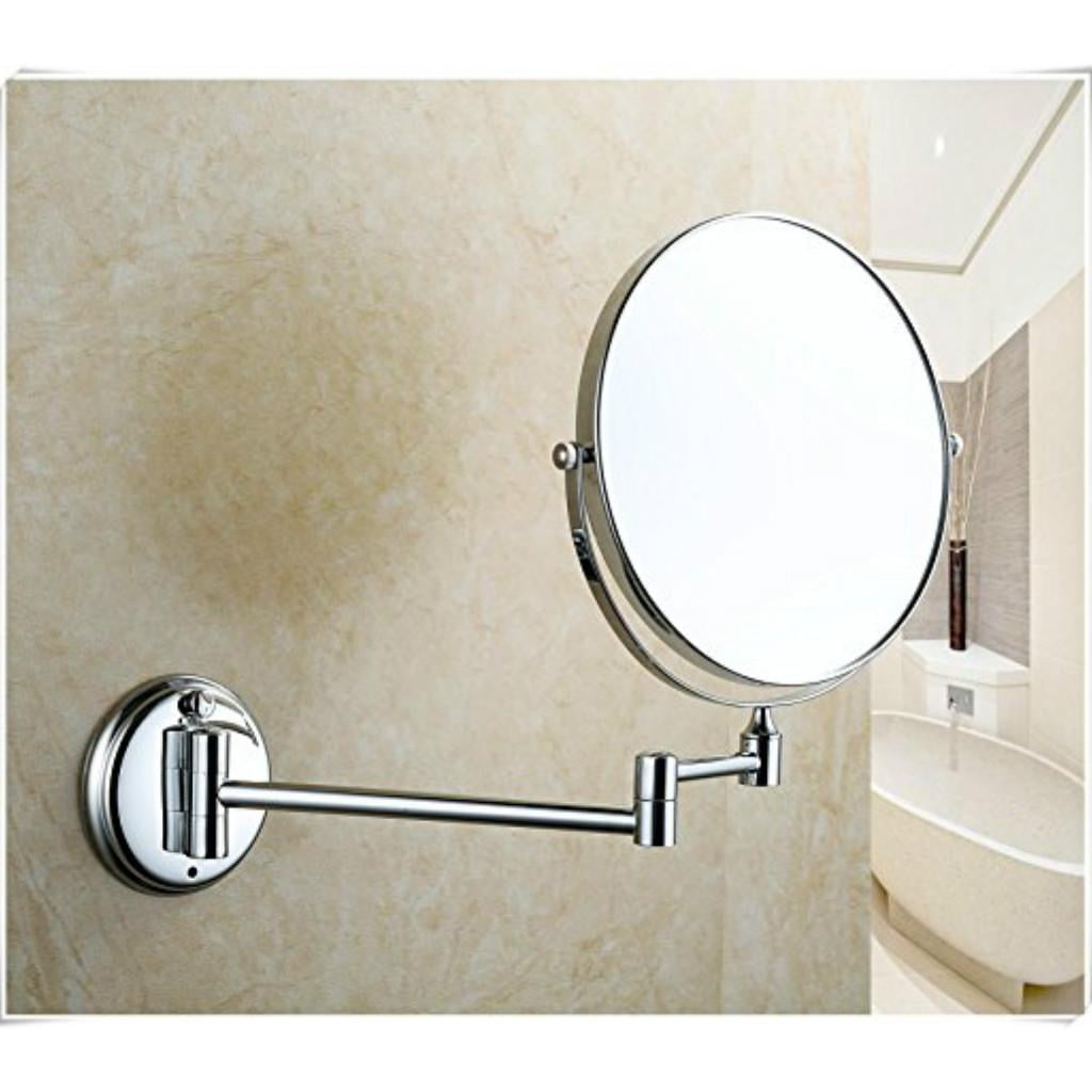 360 Degree, 12-Inch Extension, Swivel Wall Mounted Mirror, Extending ...
