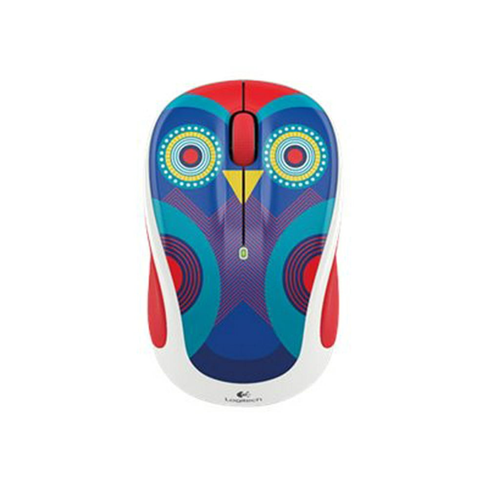 Logitech, M325C Collection, Graphic Owl, Plug and Play Wireless Mouse ...