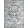 WondRg 5'x7' Gray Rug for Living/Dining Room, Bedroom, Washable Vintage ...
