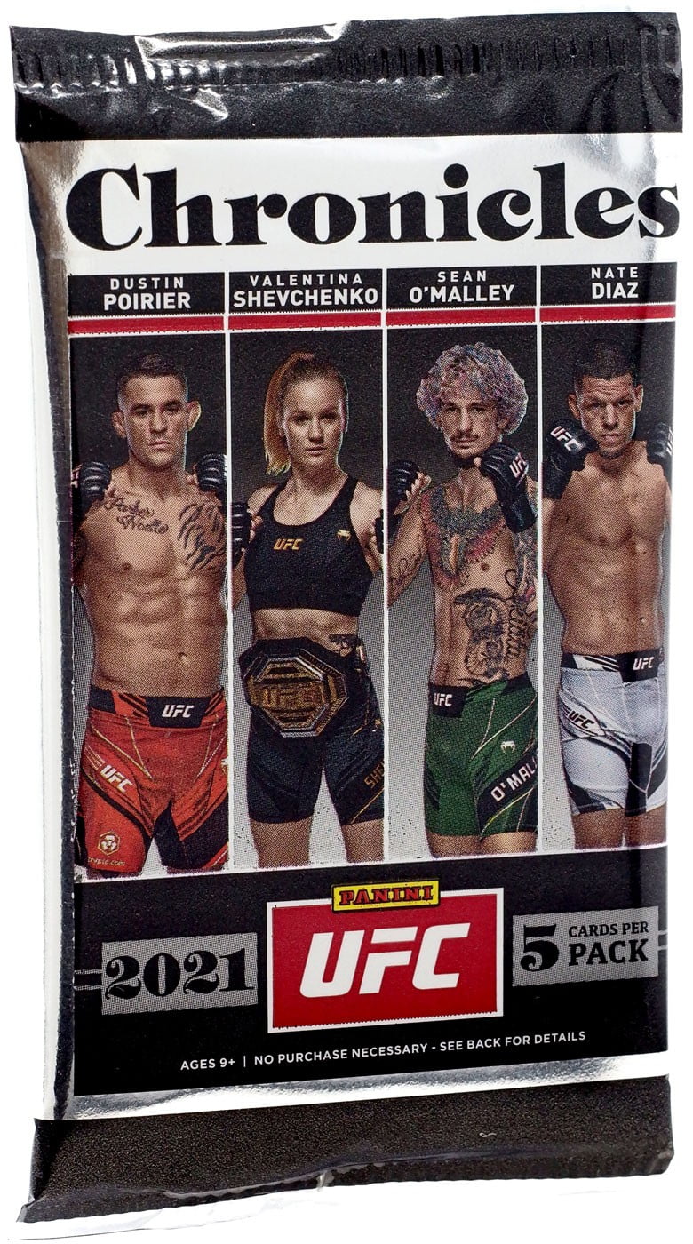 UFC Panini 2021 Chronicles Trading Card BLASTER Pack (5 Cards ...