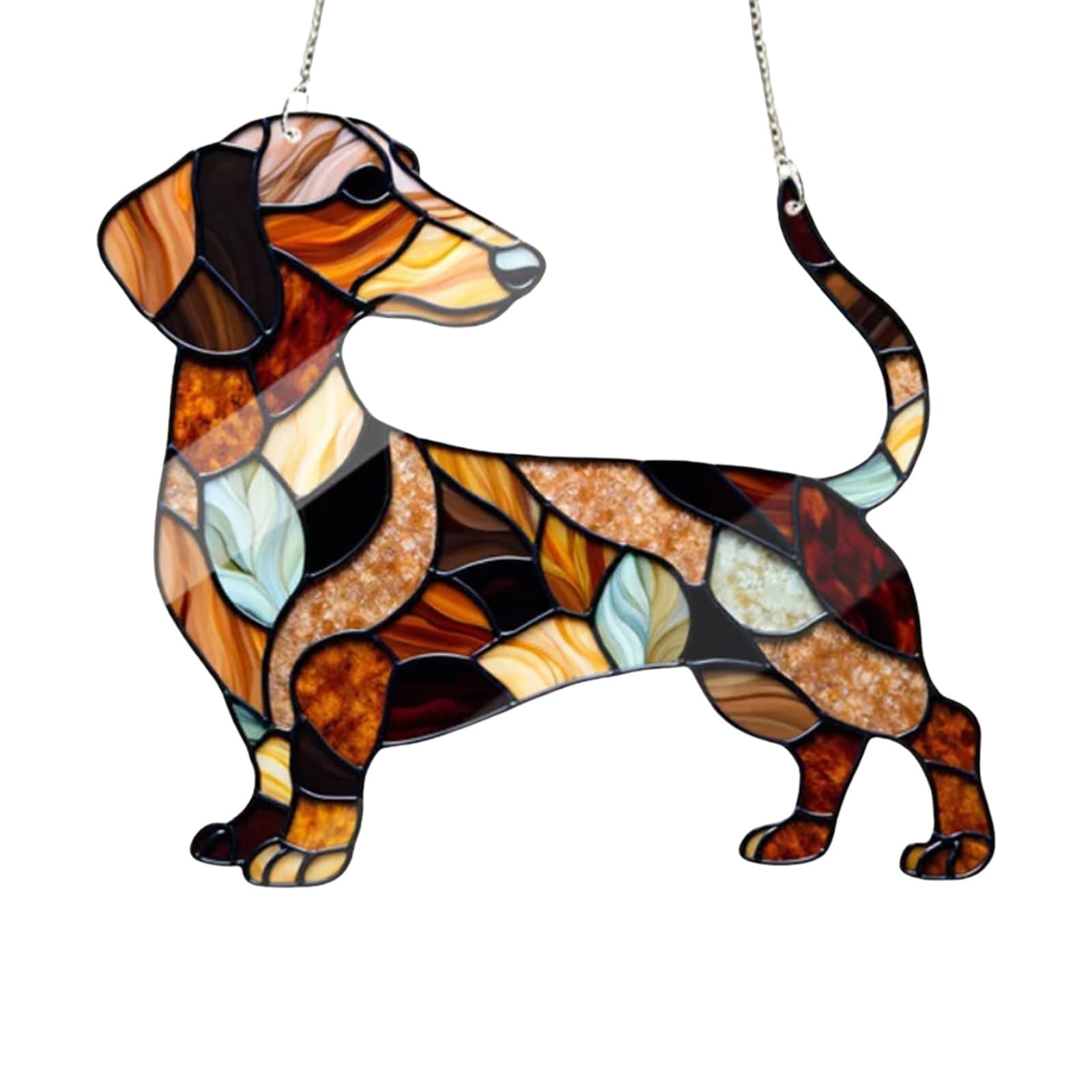 Click here for Lqxzwjy Suncatcher Dog Window Hanging Decorations... prices