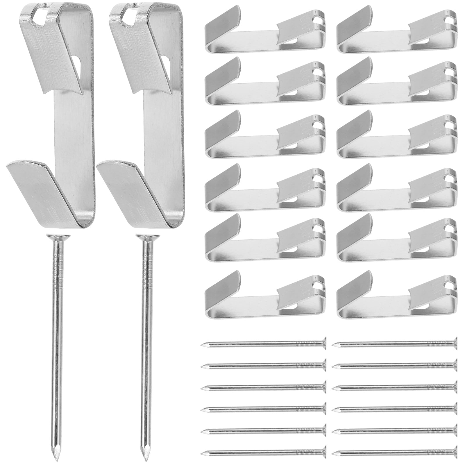 Click here for Upouart 20 Sets Heavy Duty Picture Hooks Silver Ir... prices