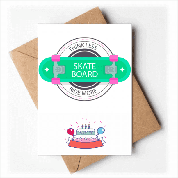 Patron de dibujos animados de deportes de invierno de patineta Tarjetas ...
