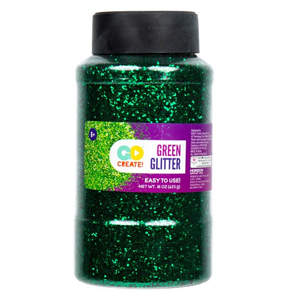 Go Create Sparkling Green Glitter Jumbo Shaker, 16 oz. - Walmart.com