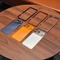 Case Compatible with iPhone 14 Pro, Metal Bumper Frame Case + PC Back ...