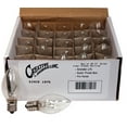 7 Watt, C7 Night Light Bulb, Longer Life 130 Volt, Clear, E12 ...