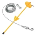 Boss Pet Products Guardian Gear Tie-Out with Stake - Adjustable, 30 Ft ...